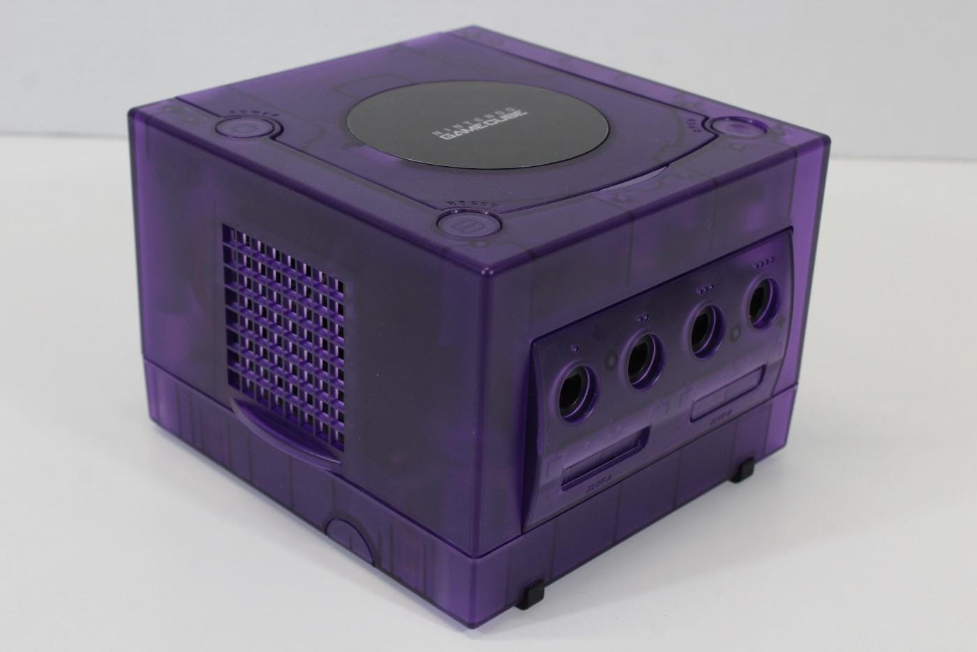 Nintendo Gamecube Console Clear Transparent Purple NTSC-U/C DOL-001 Gc ...