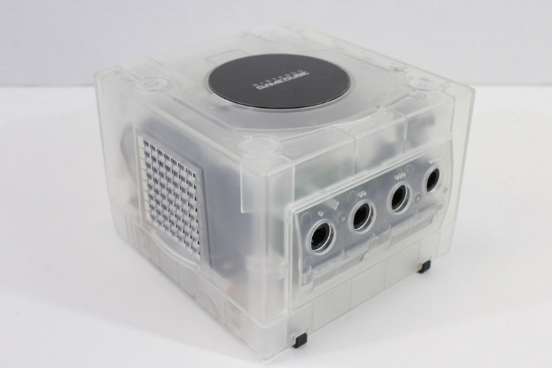 Nintendo Gamecube Console Clear Transparent Shell NTSC-U/C US Region ...