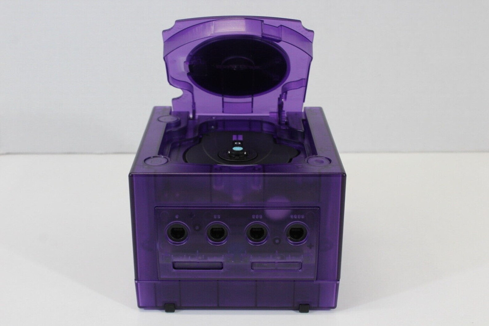 Nintendo Gamecube Console Clear Transparent Purple NTSC-U/C DOL-001 Gc ...