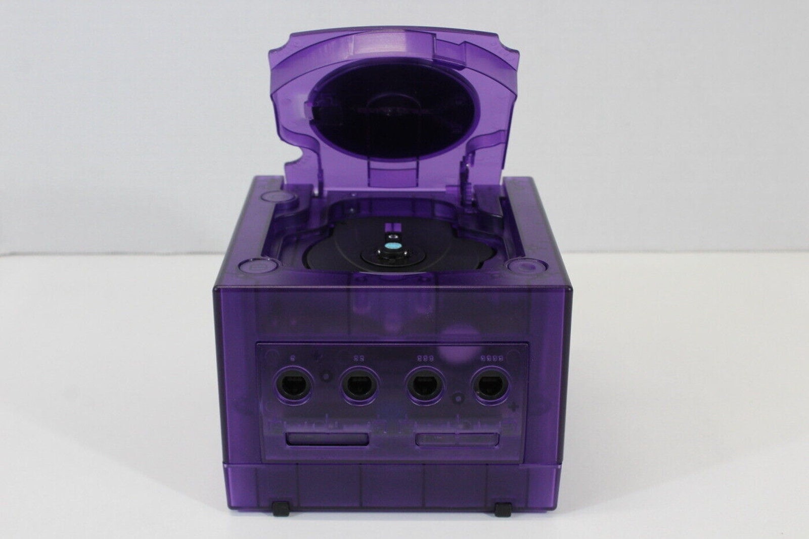 Nintendo Gamecube Console Clear Transparent Purple NTSC-U/C DOL-001 Gc ...