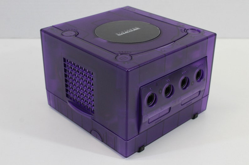 Nintendo Gamecube Console: Clear Transparent Shell, White LED, US ...