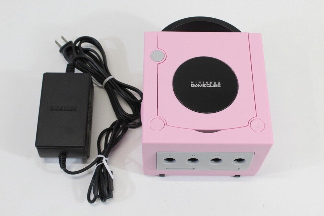 Nintendo Gamecube Console Pastel Pink NTSC-U/C Dol-001 & Ac GC White ...