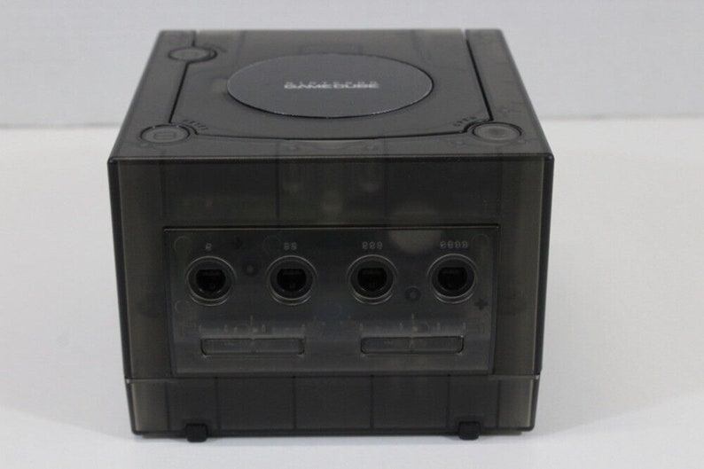 Nintendo Gamecube Console Clear Transparent Black NTSC-U/C DOL-001 Gc ...