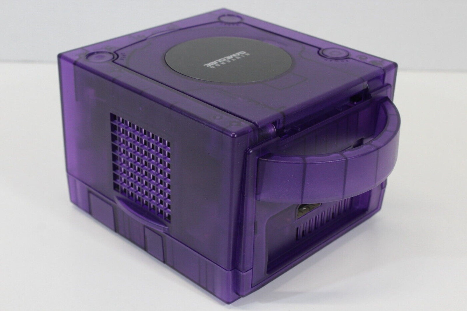 Nintendo Gamecube Console Clear Transparent Purple NTSC-U/C DOL-001 Gc ...