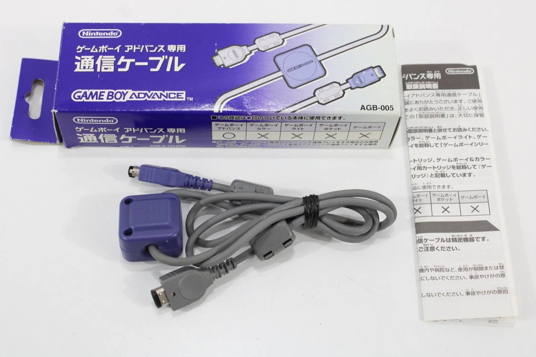 Official Gameboy Advance Link Transfer Cable for Pokemon Boxed - Etsy