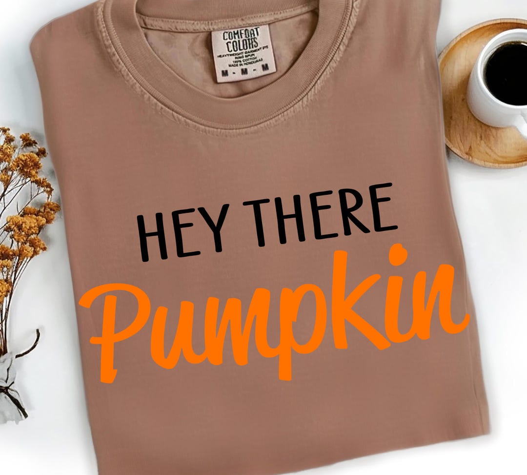 Hey There Pumpkin SVG PNG, Fall Door Hanger Design, Laser Ready File ...
