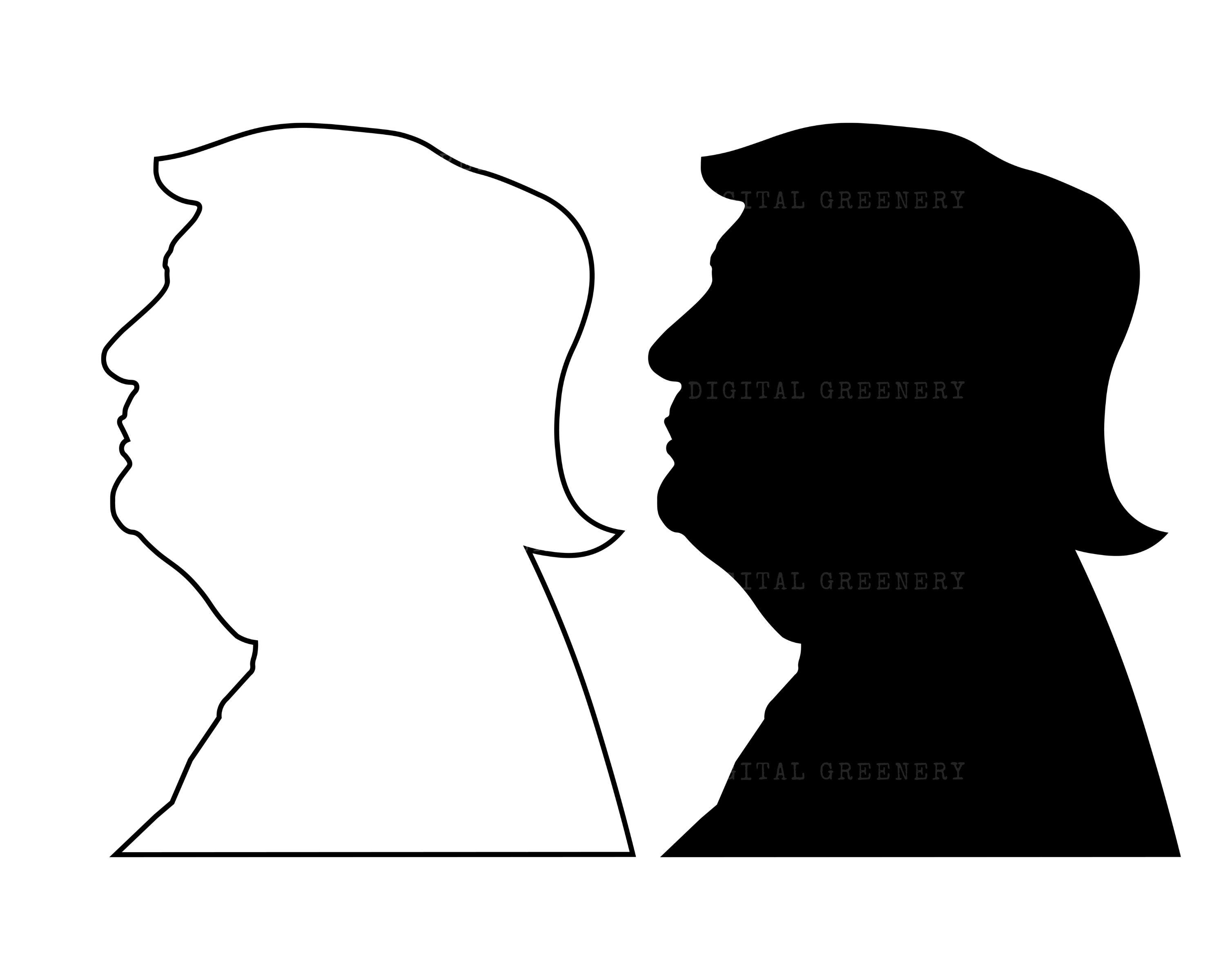 President Silhouette Clipart SVG PNG, American President Png, President ...