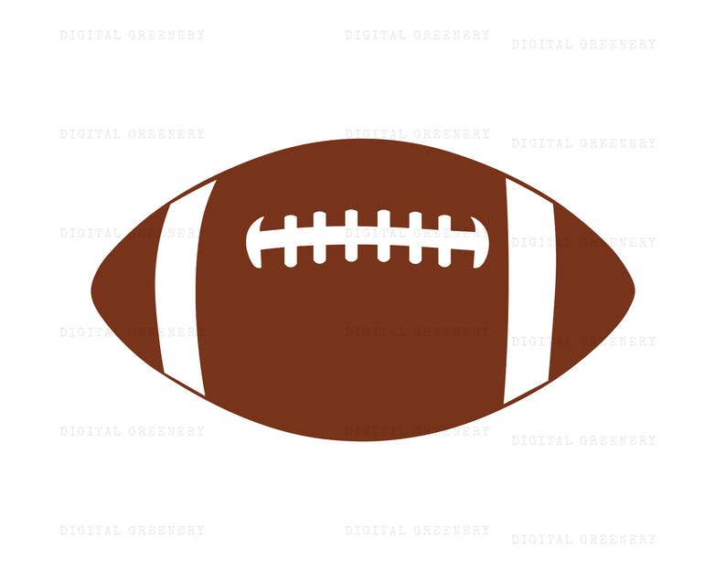 Football SVG, Football Silhouette, Super Bowl Svg Png, Football Cut ...