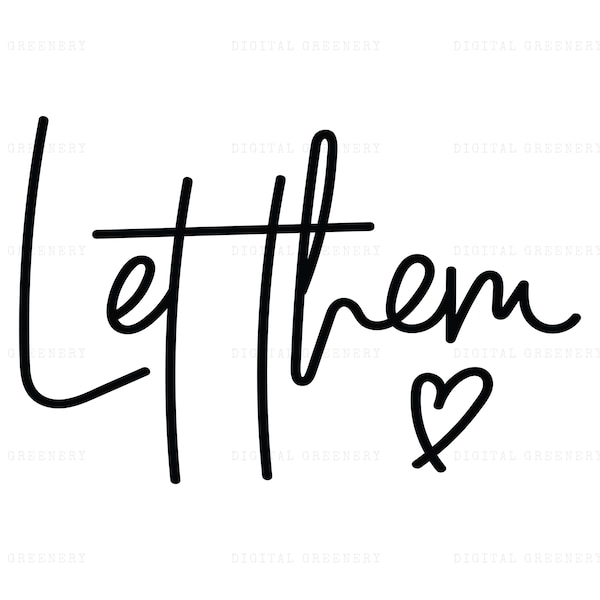 Let Them Svg - Etsy
