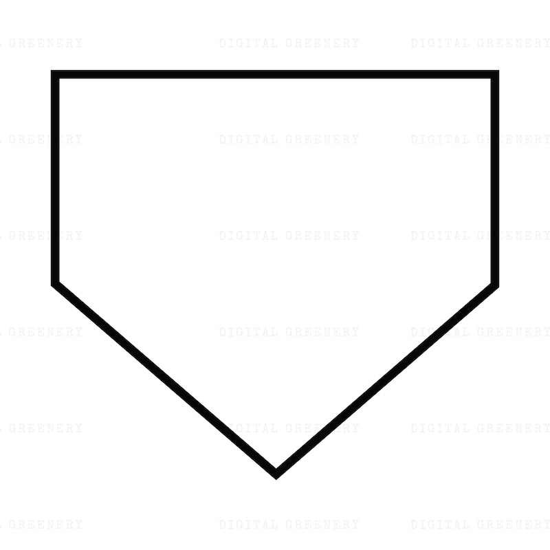 Home Plate Svg - Etsy