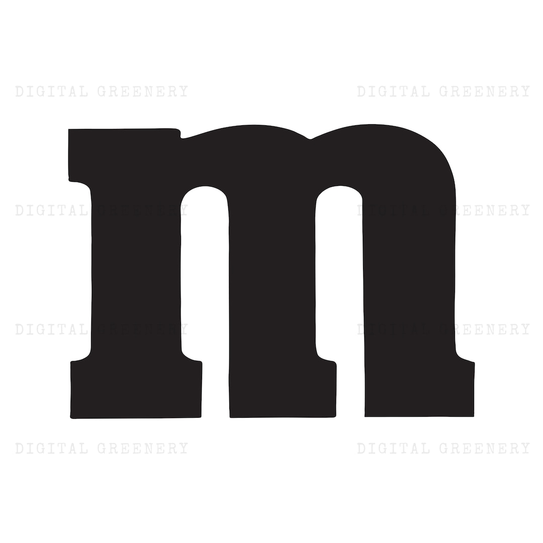 Letter M Svg, Psd, Dxf, Ai, Jpg, Png, Letter M Costume Svg, Lower Case ...