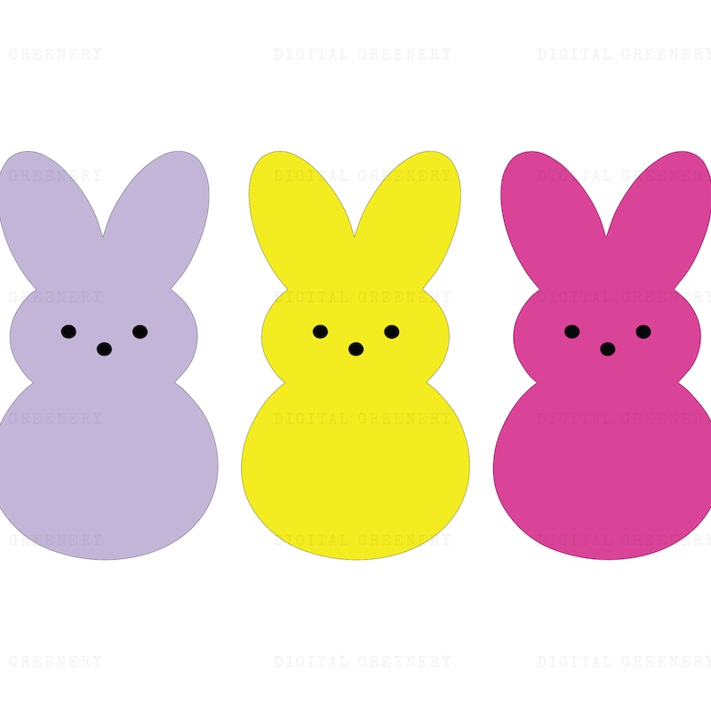 Peeps Clips Art - Etsy