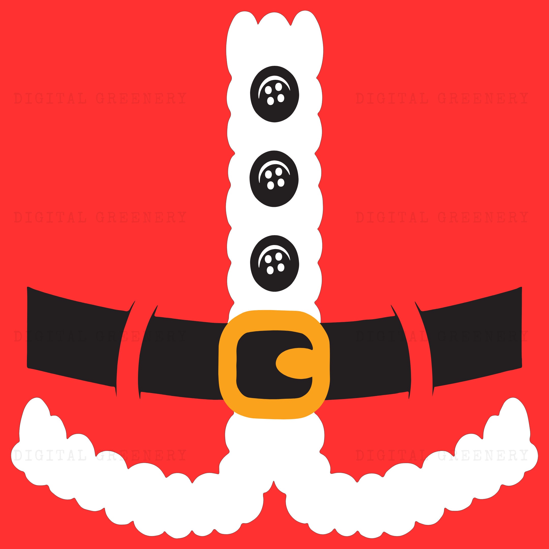 Santa Claus Shirt Svg, Santa Costume Svg, Santa Suit Svg, Png for Kid ...