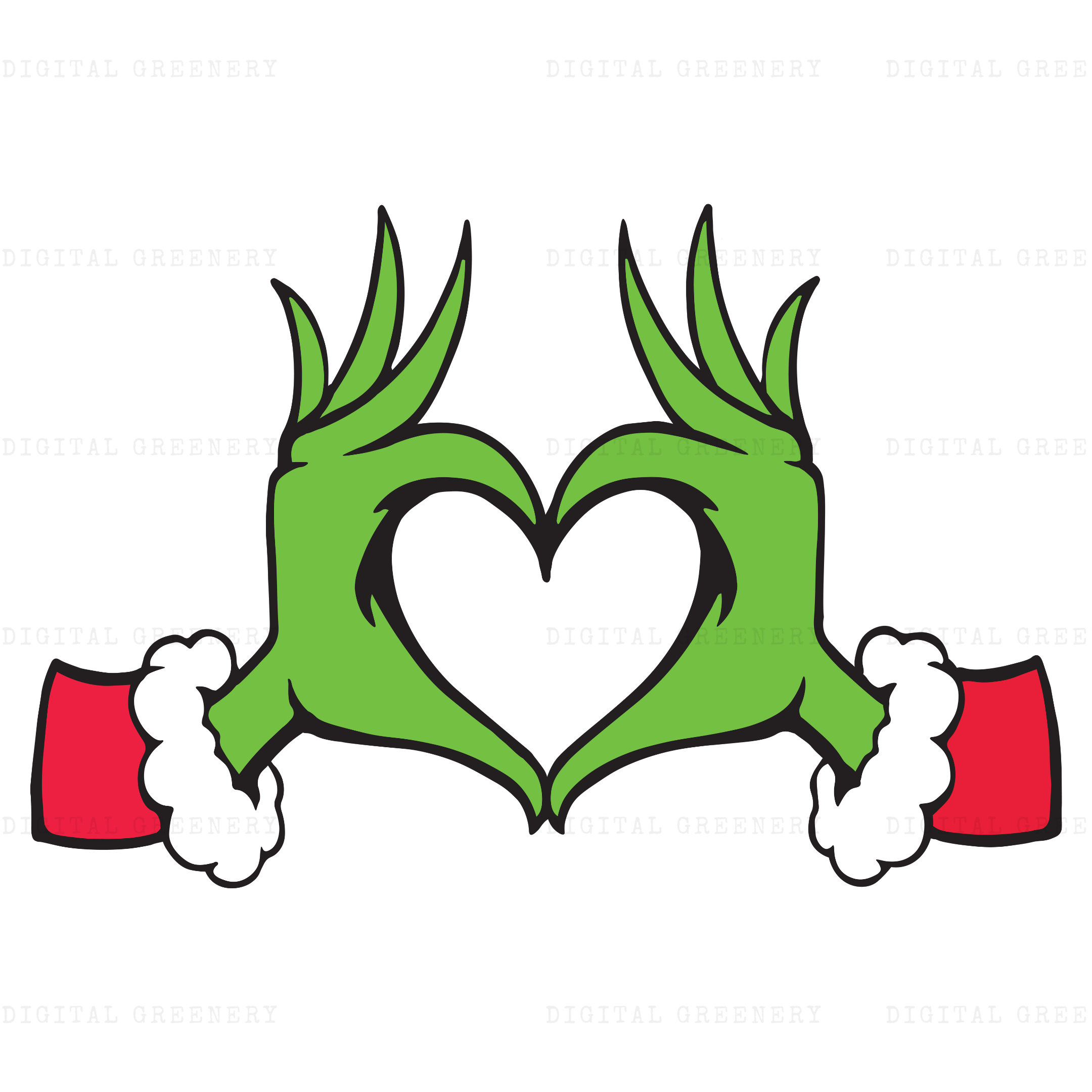 Grinch Heart Svg Grinch Hands Heart Svg Layered Grinch SVG - Etsy Australia
