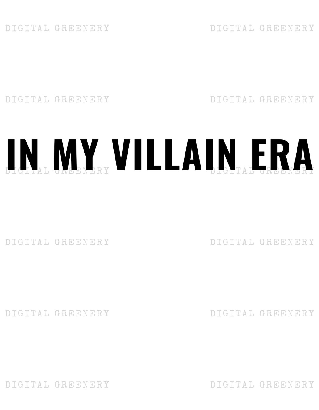 In My Villain Era, Villain Era, Villain, Png, Jpg, Svg, Digital Download, Digital Art, Digital ...