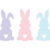 Easter Bunny Peeps SVG, Png, Dxf, Eps, Pastel Easter Clipart ...