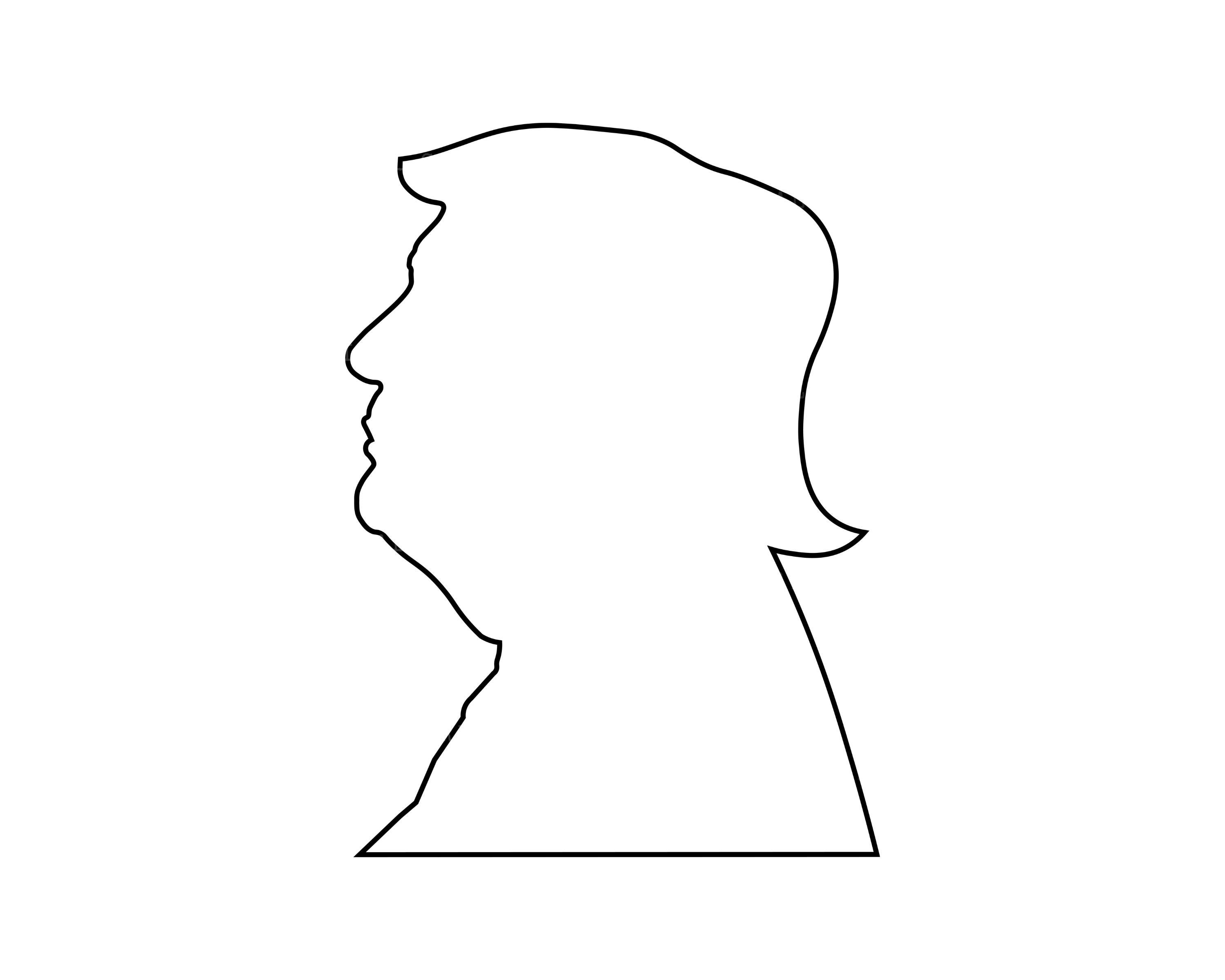 President Silhouette Clipart SVG PNG, American President Png, President ...