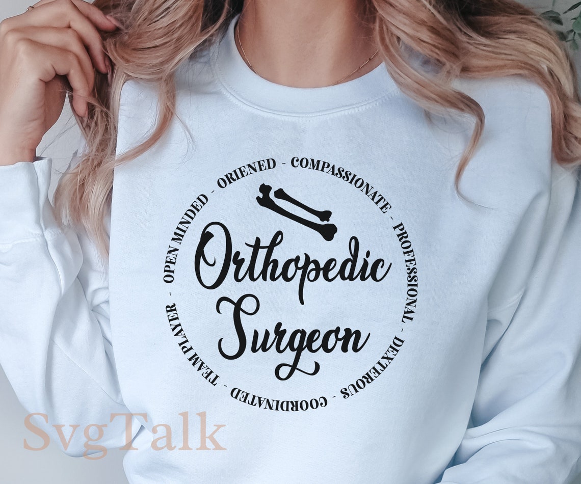 Orthopedic Surgeon Svg Medical Healthcare Svg Bone Ortho Svg Doctor Svg ...