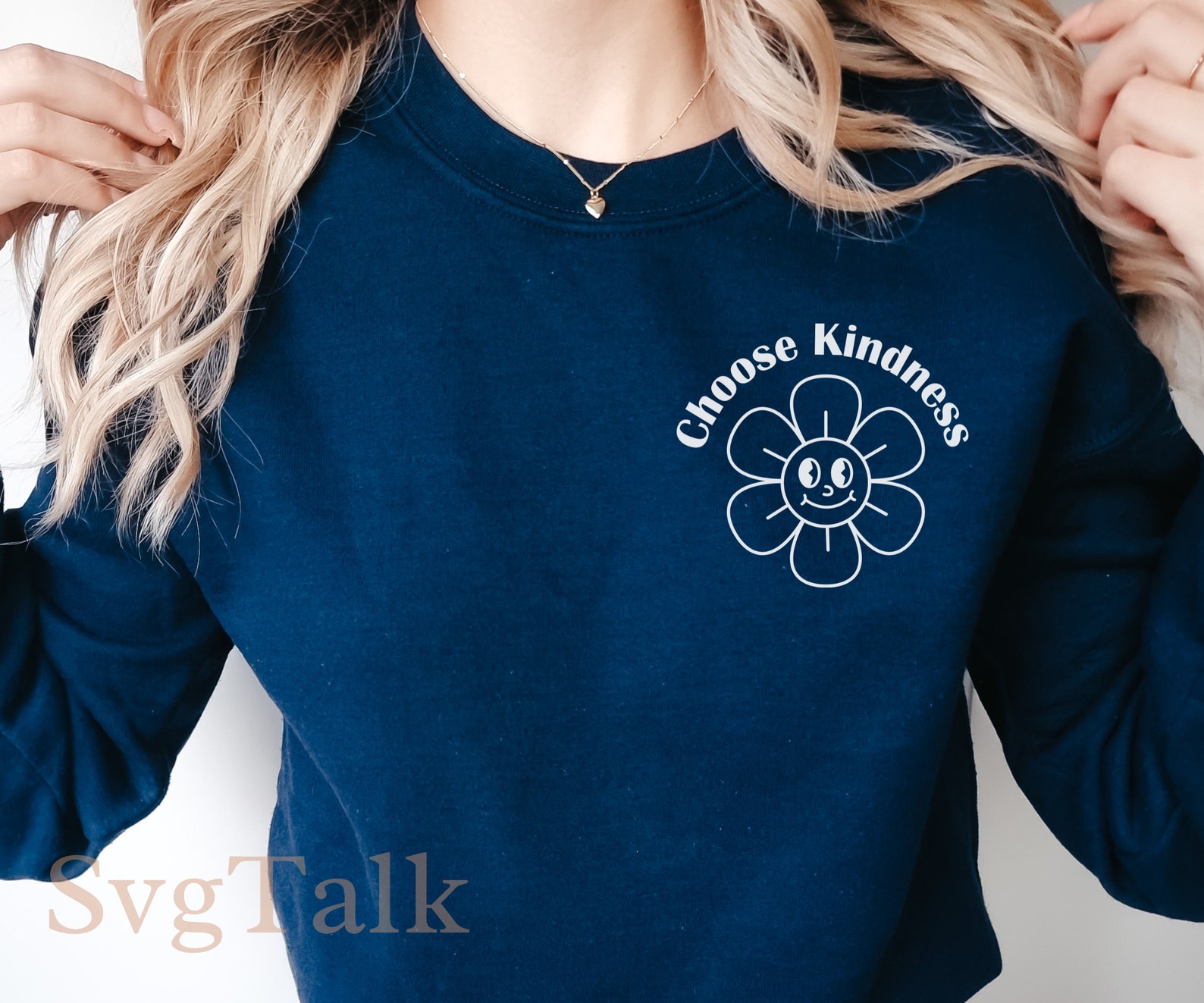 Choose Kindness Svg Self Love Svg Inspirational T-shirt Svg Front ...