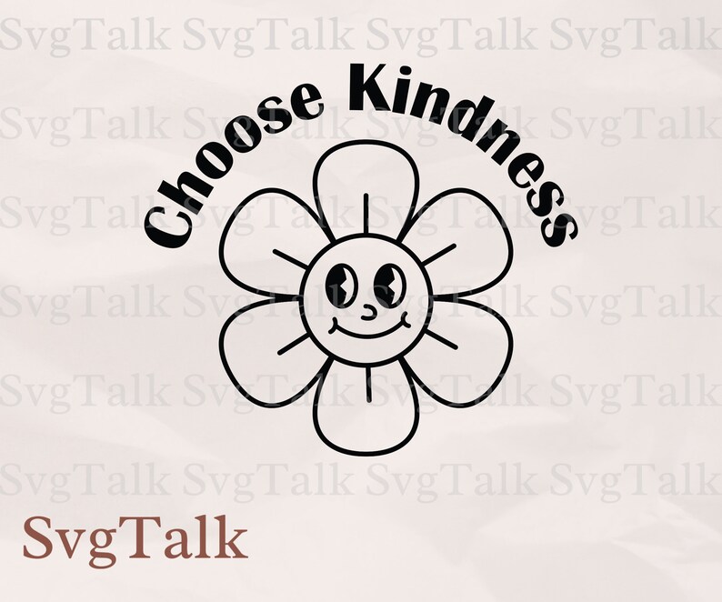 Choose Kindness Svg Self Love Svg Inspirational T-shirt Svg Front ...