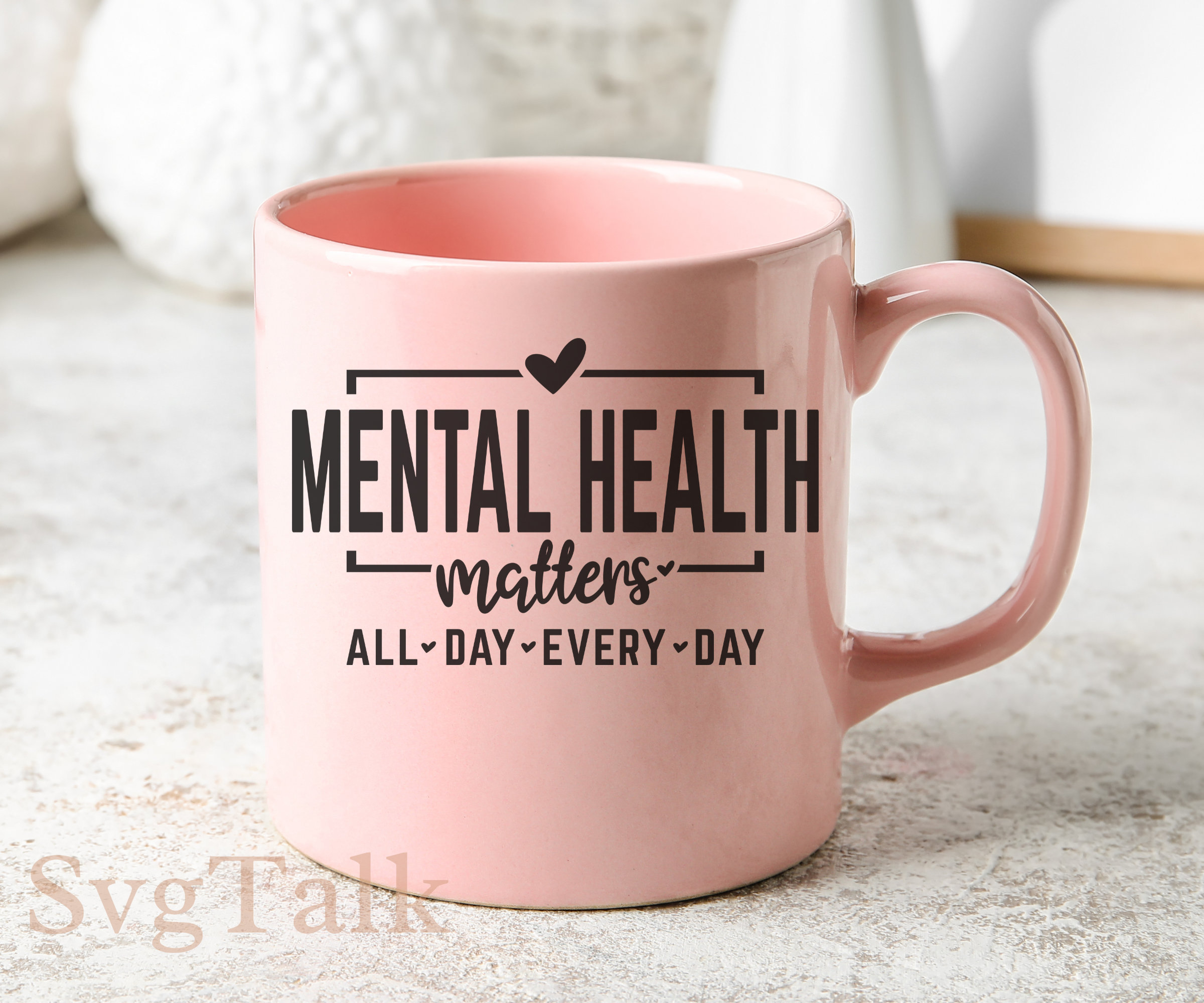 Mental Health Matters Svg Motivational Awareness Svg Positive Quote Svg ...