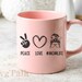 Peace Love Mom Life Svg Mom Svg Mom Life Svg Mother Svg Mama Svg Mom's ...