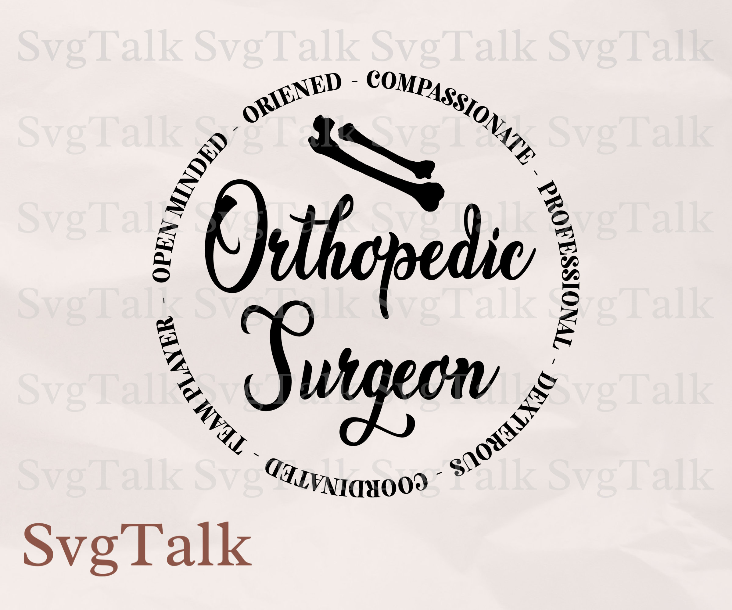 Orthopedic Surgeon Svg Medical Healthcare Svg Bone Ortho Svg Doctor Svg ...