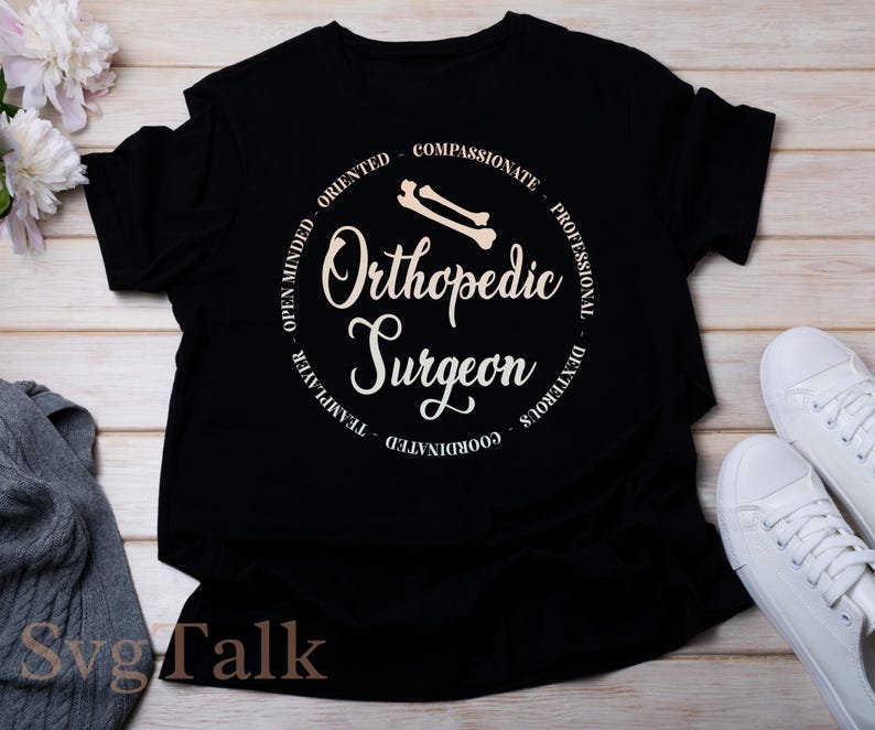 Orthopedic Surgeon SVG: Medical Anatomy Cut File for Cricut (digital ...