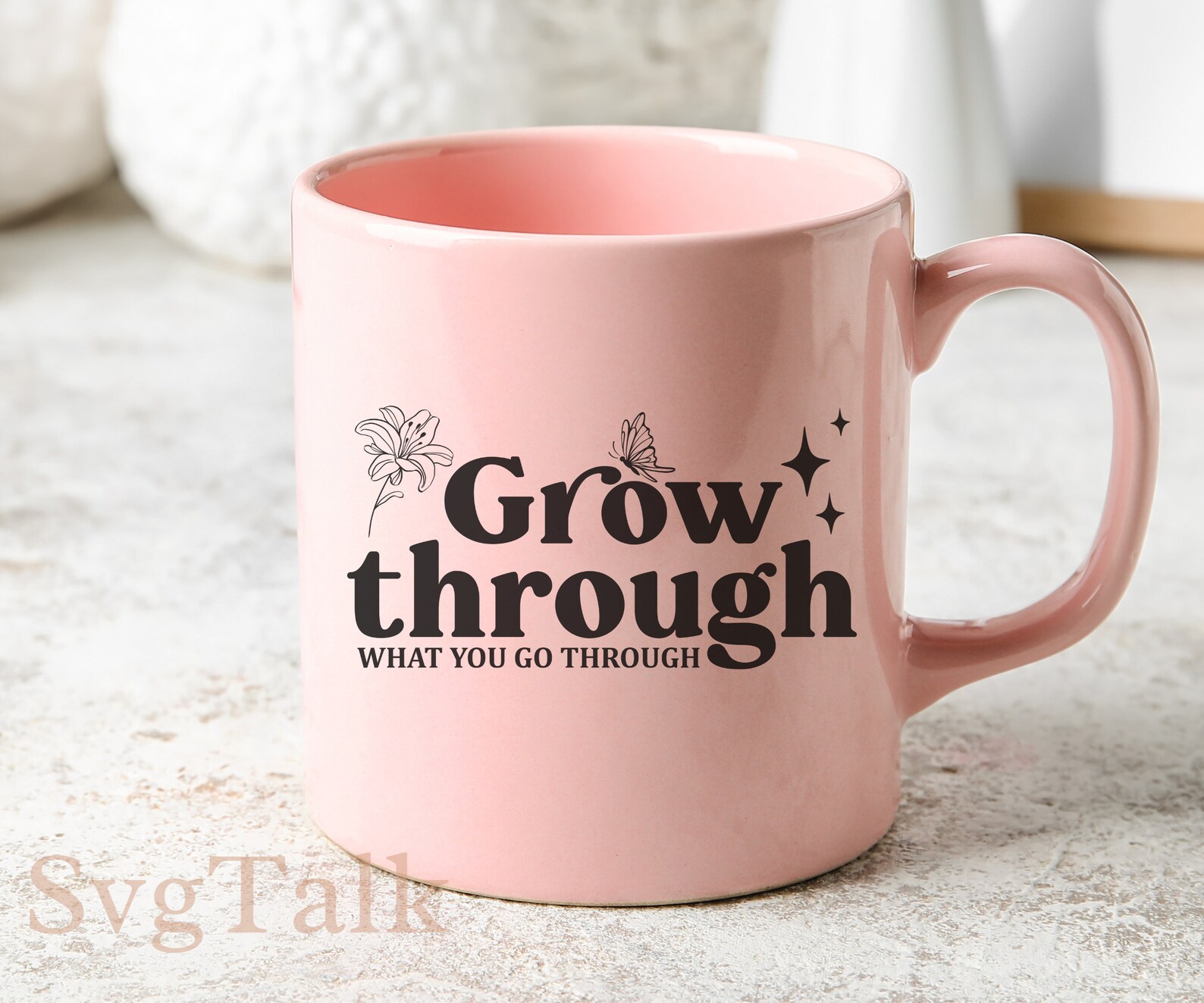 Grow Through What You Go Through Svg Inspirational Svg - Etsy