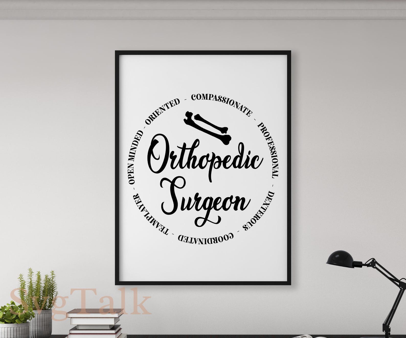 Orthopedic Surgeon Svg Medical Healthcare Svg Bone Ortho Svg Doctor Svg ...