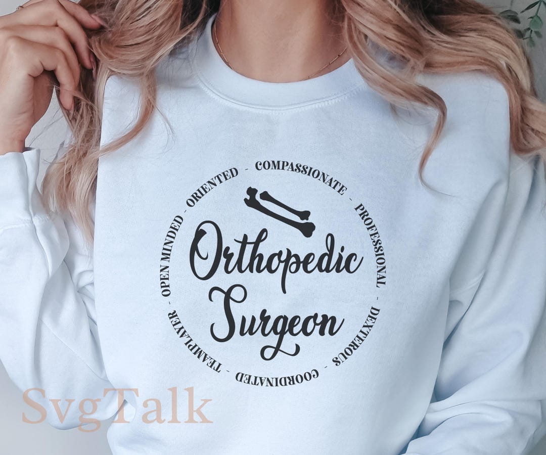 Orthopedic Surgeon SVG: Medical Anatomy Cut File for Cricut (digital ...
