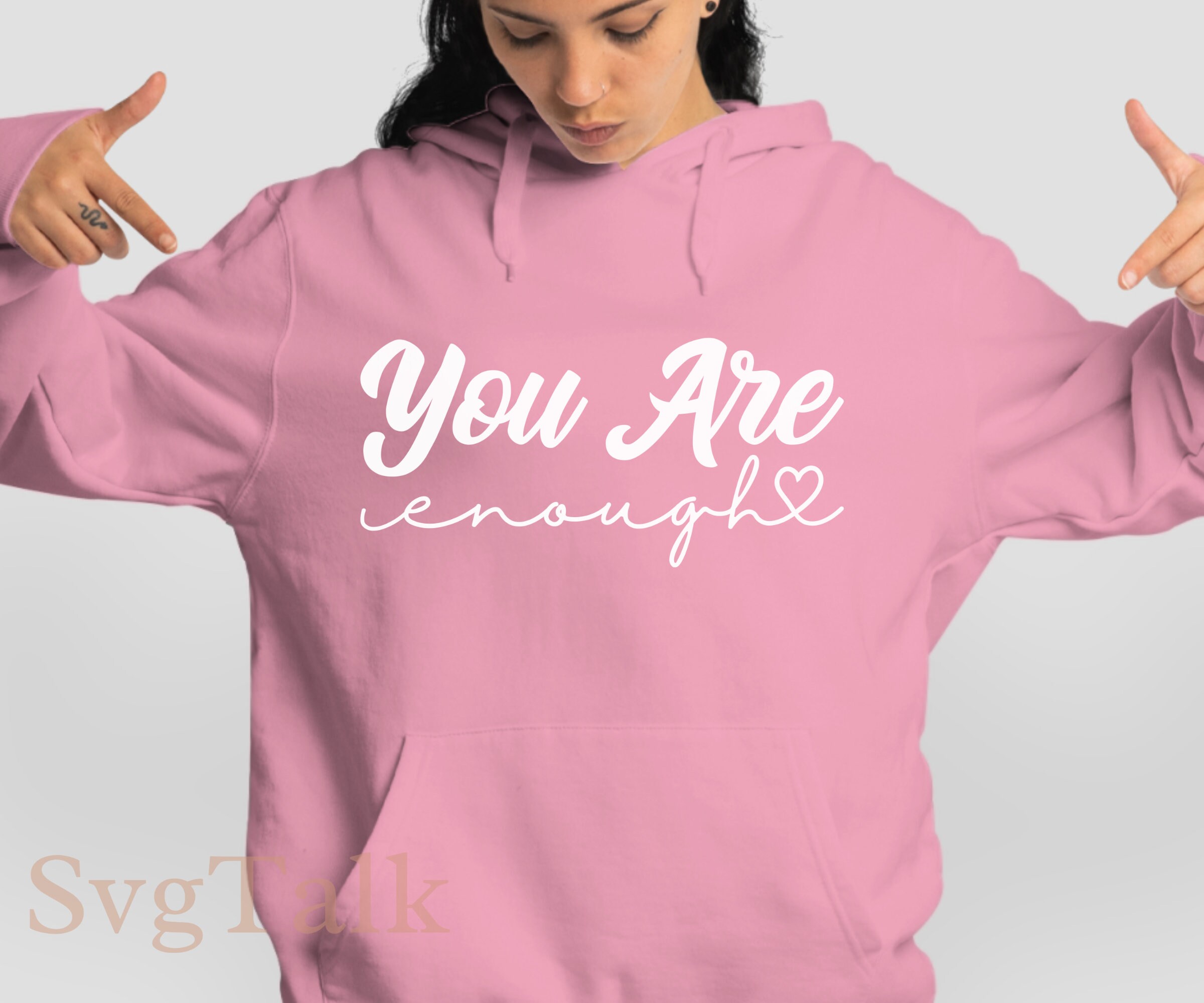 You Are Enough Svg Inspirational Svg Positive Quote Svg Mental Health ...