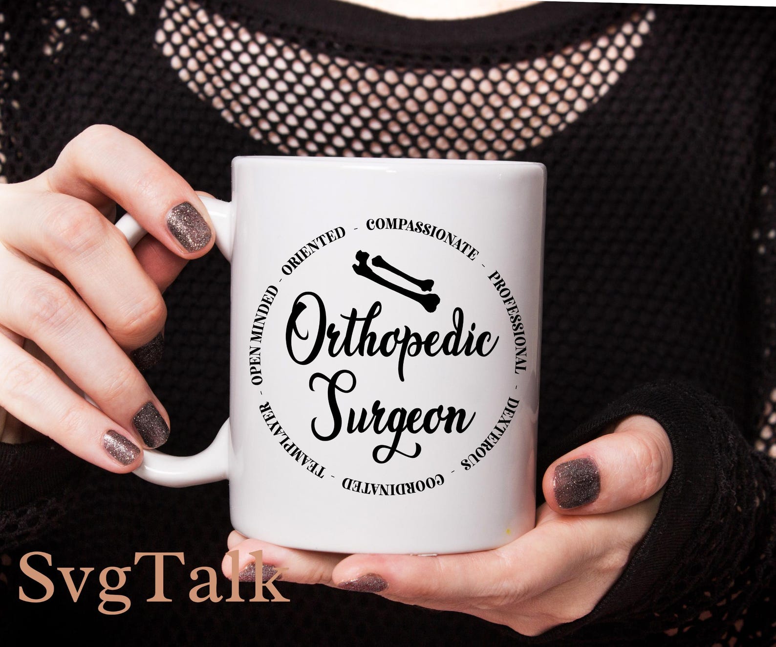 Orthopedic Surgeon SVG: Medical Anatomy Cut File for Cricut (digital ...