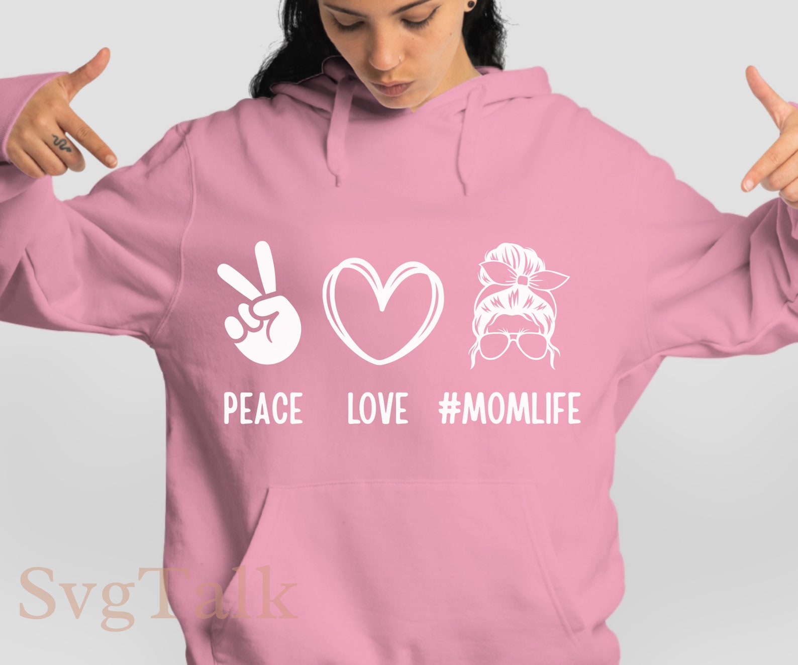 Peace Love Mom Life Svg Mom Svg Mom Life Svg Mother Svg Mama Svg Mom's ...