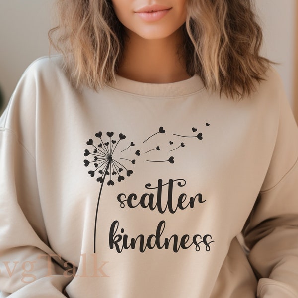 Scatter Kindness Svg - Etsy