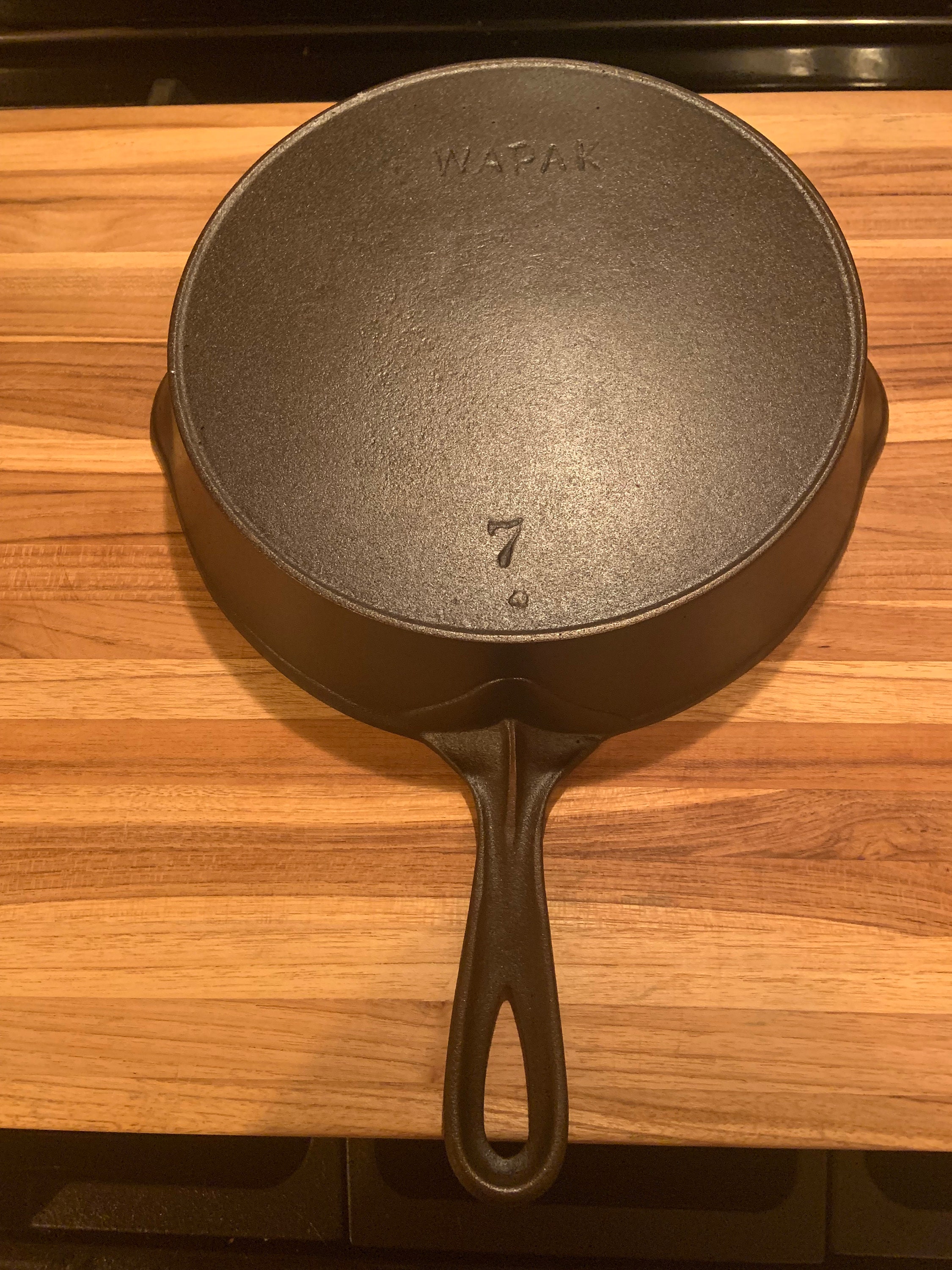 WAPAK 7 Block Logo Cast Iron Skillet vintage - Etsy