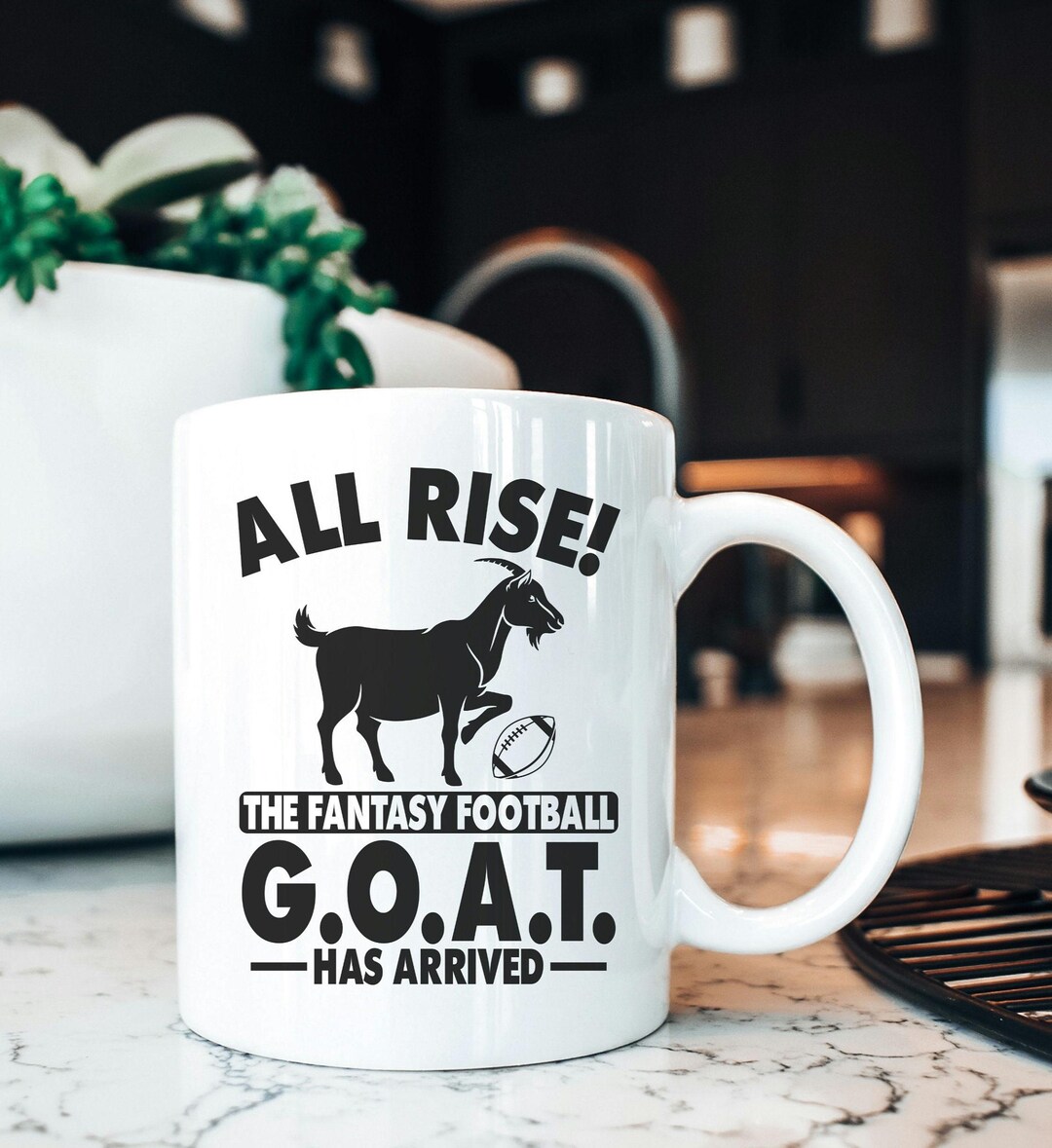 Fantasy Football Goat Mug, Funny Fantasy Football Lovers Novelty Mug ...