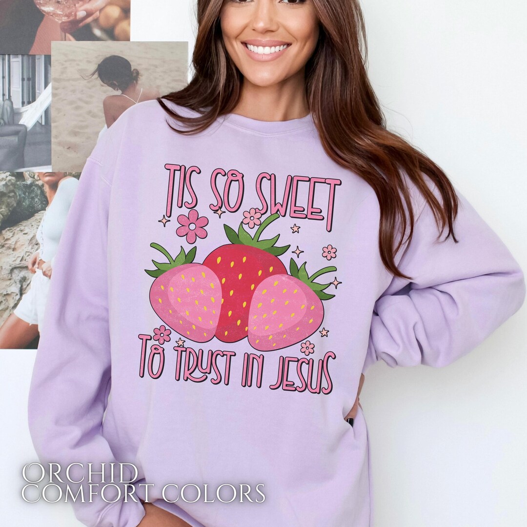 Tis so Sweet to Trust in Jesus, Strawberry Christian Valentine ...