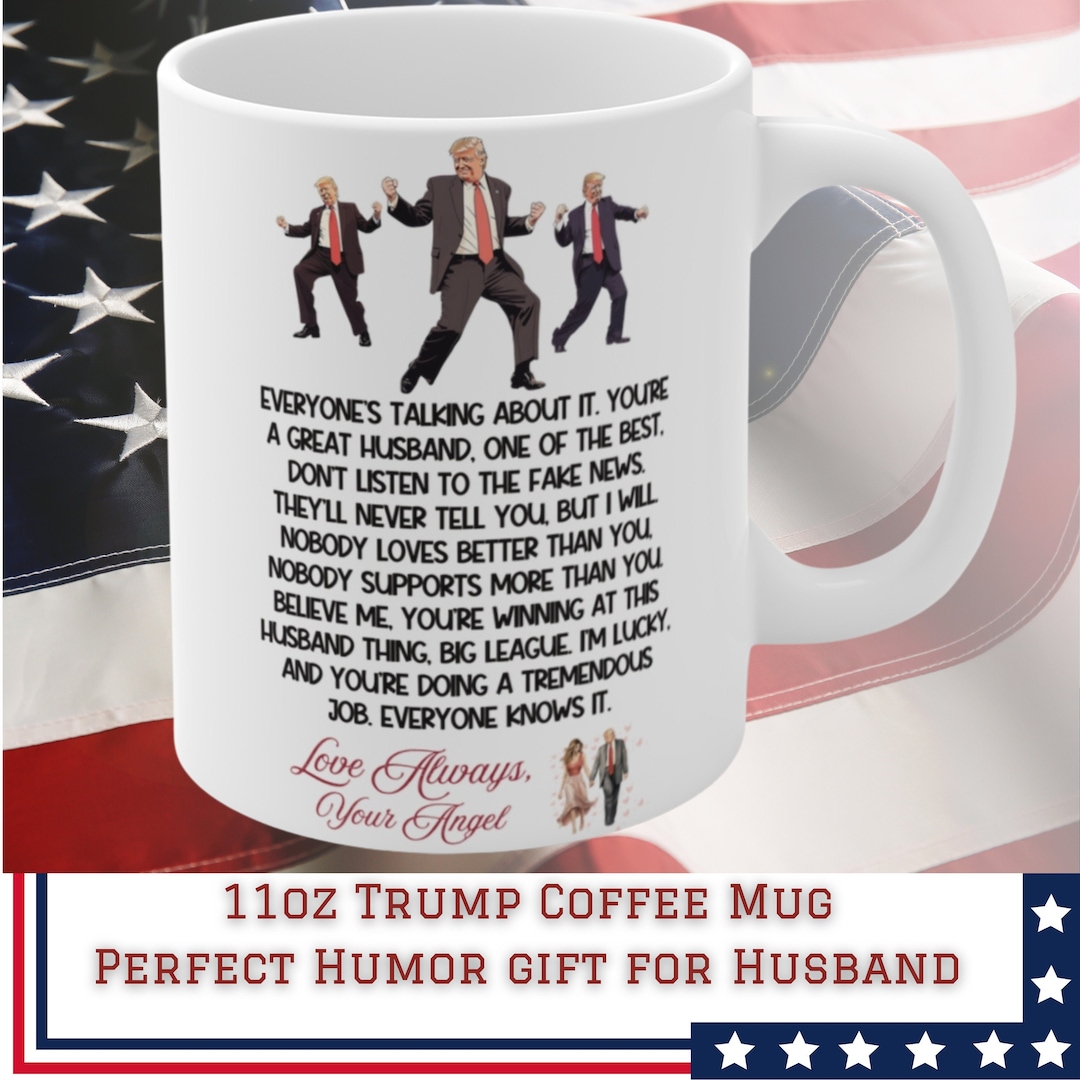 Personalized Trump Husband Mug, Funny Trump Gift From Wife, Custom ...