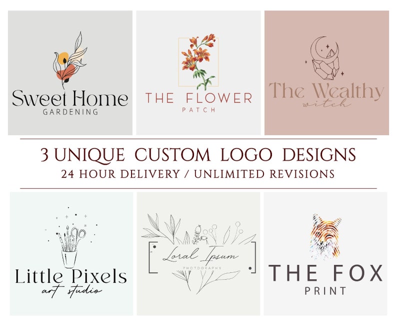 Premium Logo Designer Graphic Design Logo Maker Wedding Logo Design ...
