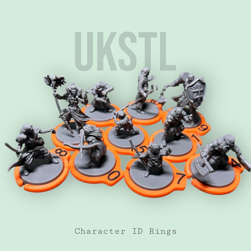 Dnd Mini Base Rings - Etsy UK