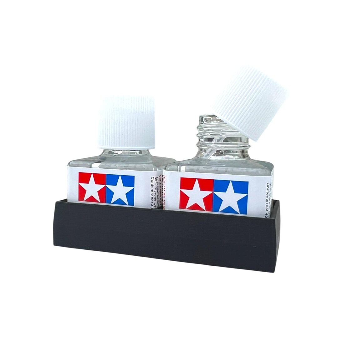 Model Glue Holder for Two 40ml Bottles – Desk Organiser for Scale ...