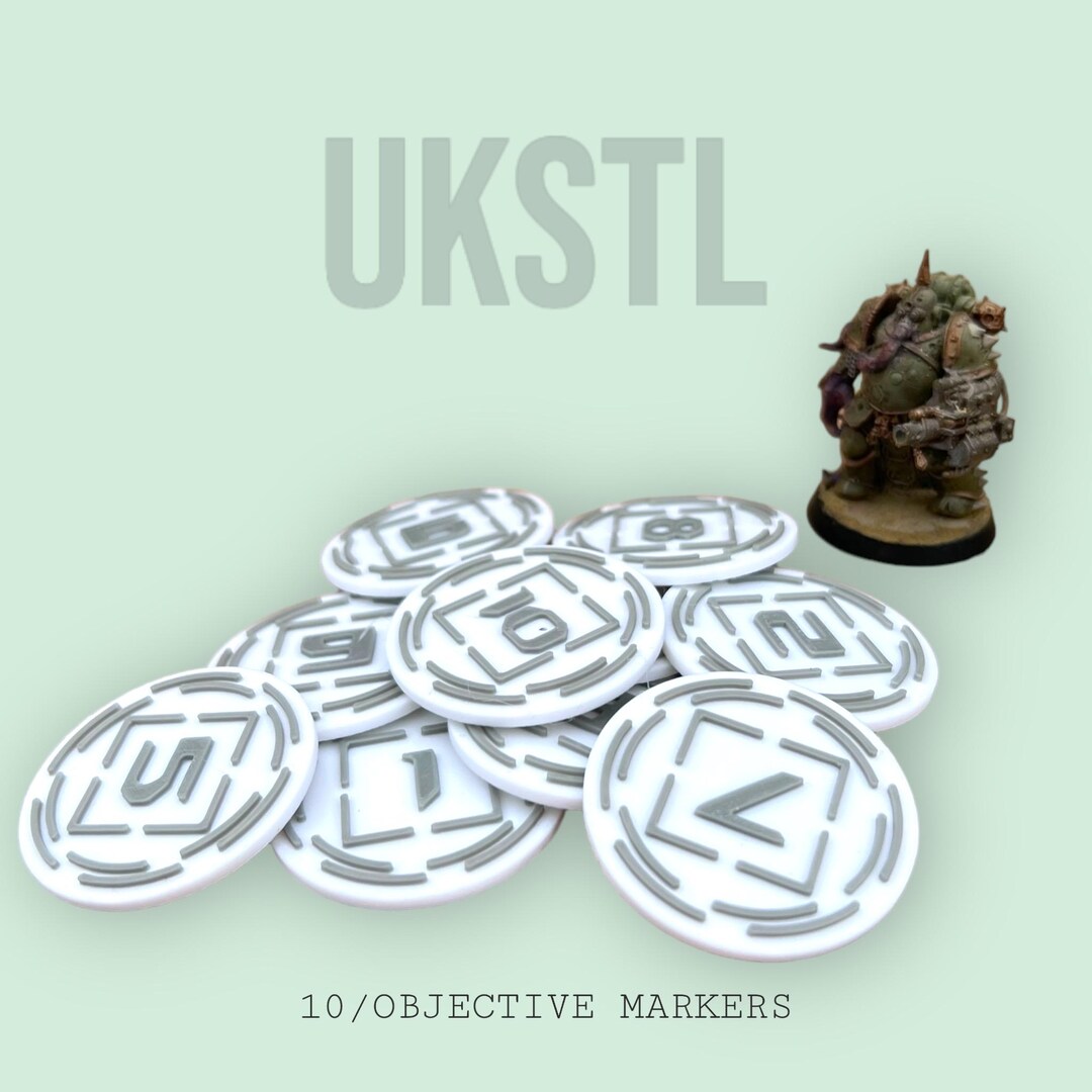 Objective Markers Full Set for Any Tabletop Game - Etsy