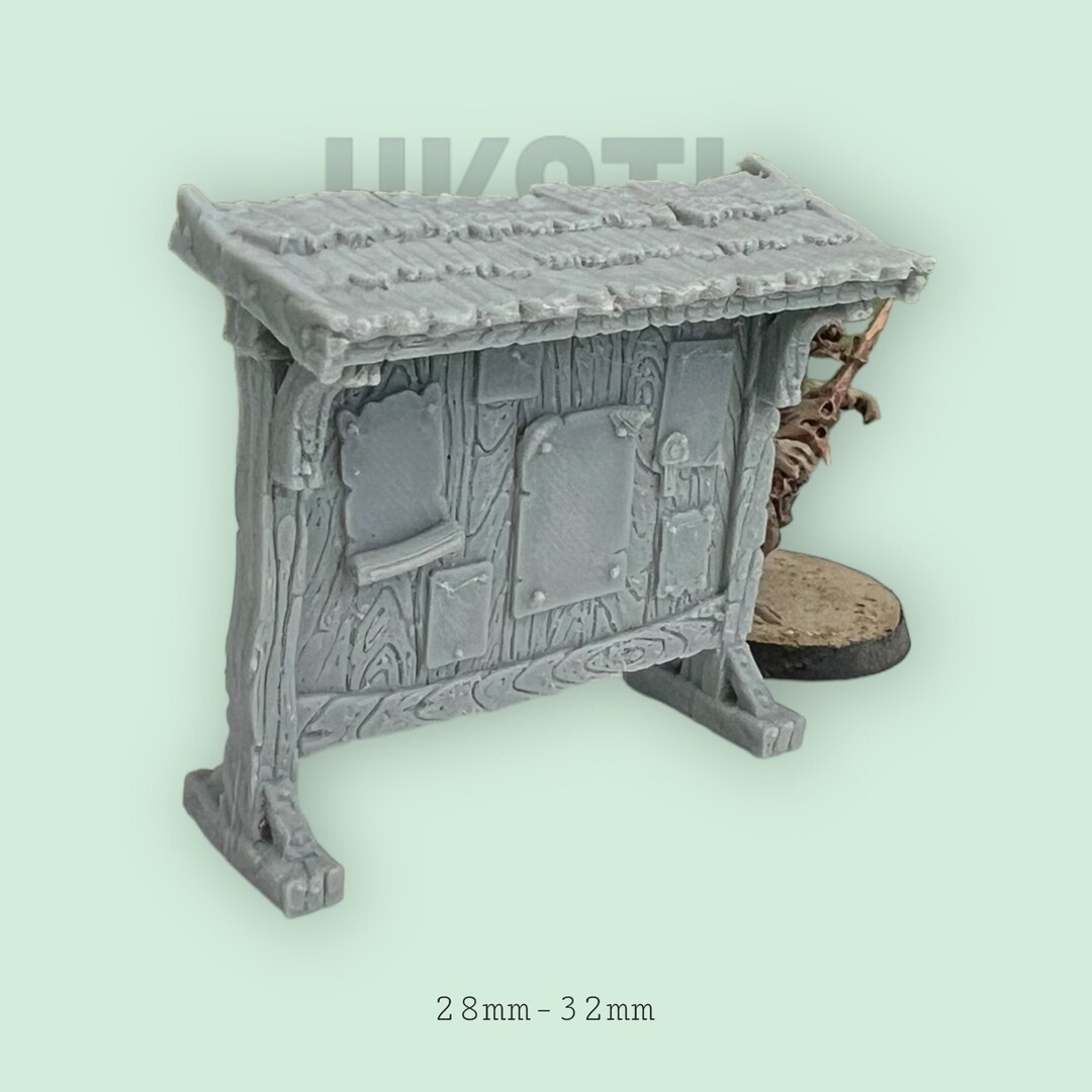 Notice Board Medieval Scatter Terrain RPG Miniature Pathfinder D&D ...