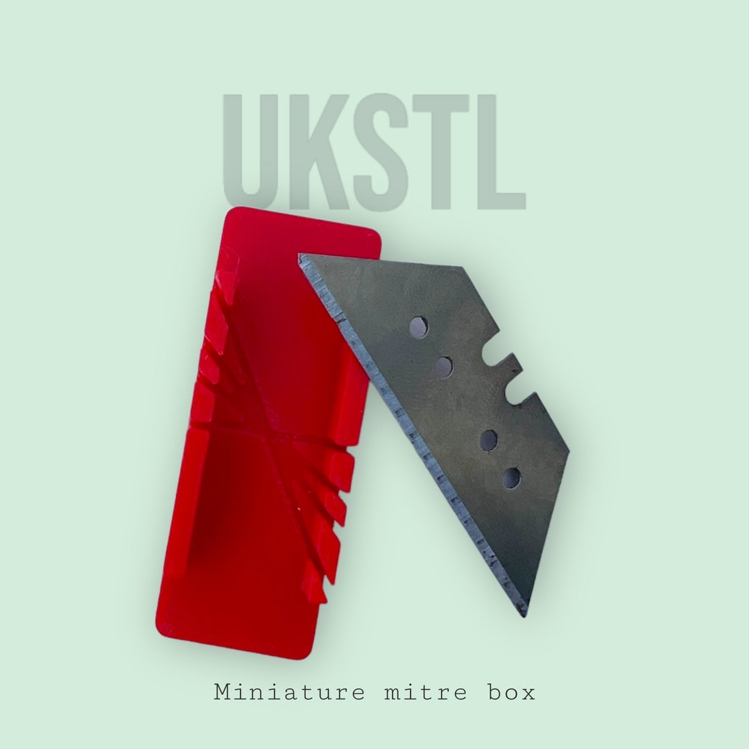 Miniature Miter Box for Precision Cuts Ideal for Wood and Plastic - Etsy