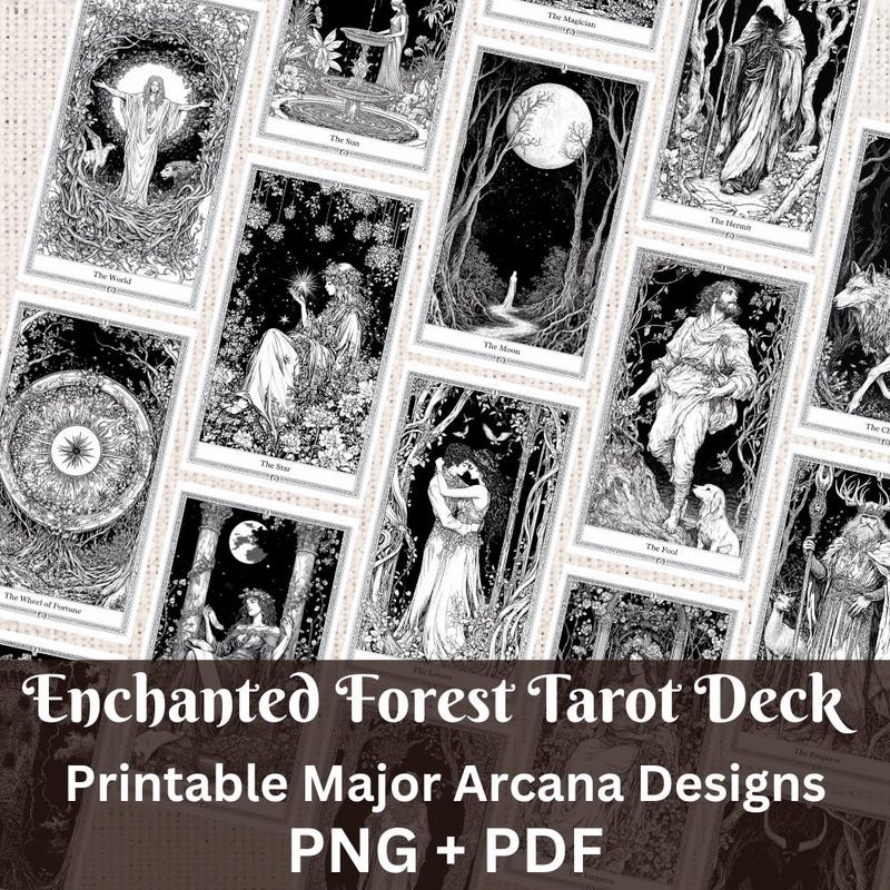 The Enchanted Forest Tarot - Etsy