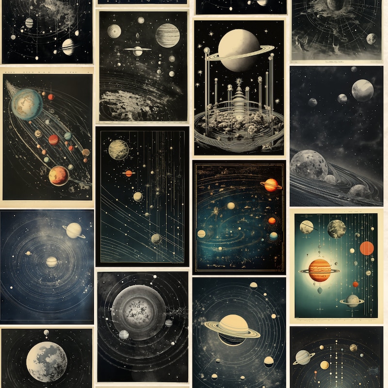 Antique Space Posters - Etsy