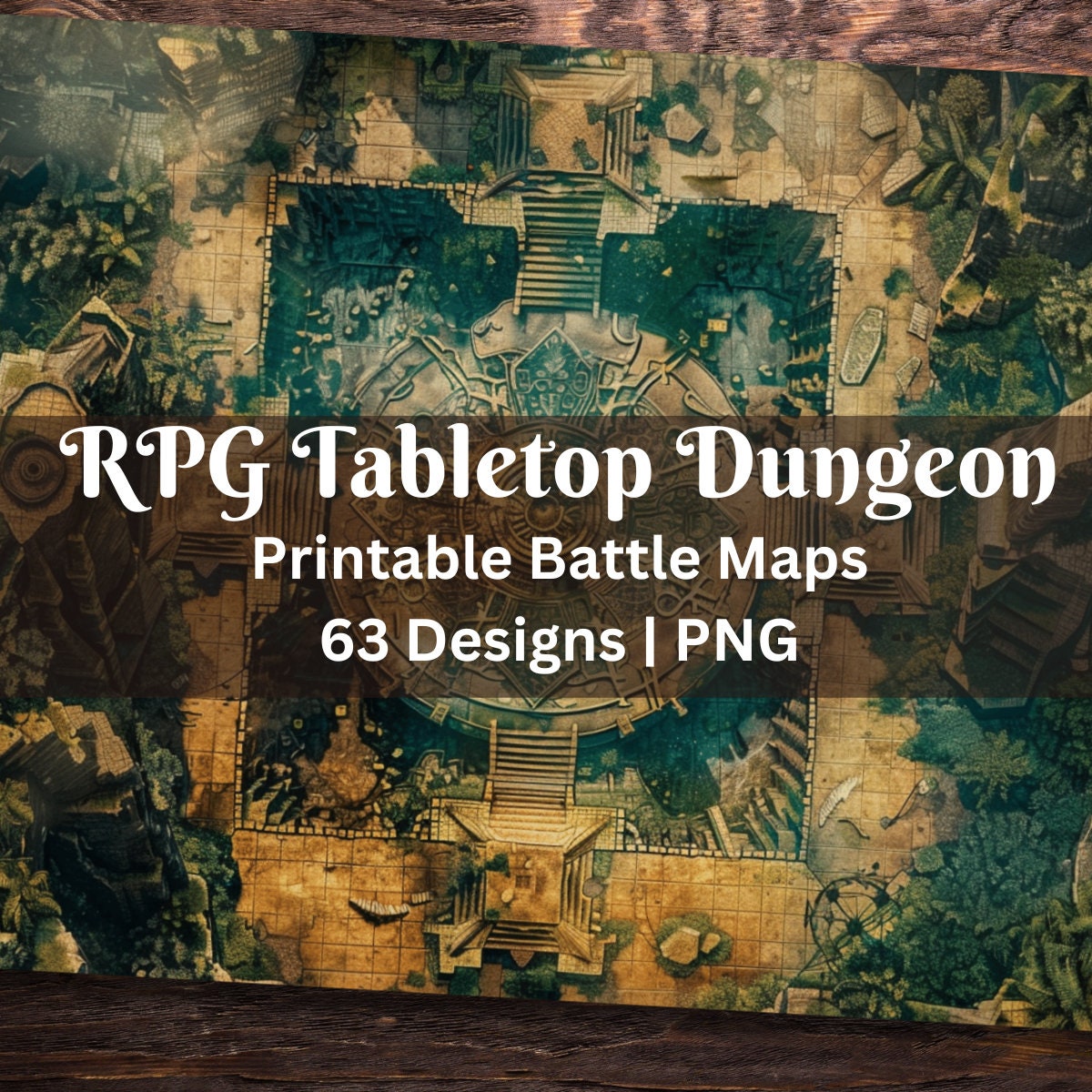 RPG Dungeon Printable Maps Tabletop Games Battle Maps Game Master ...