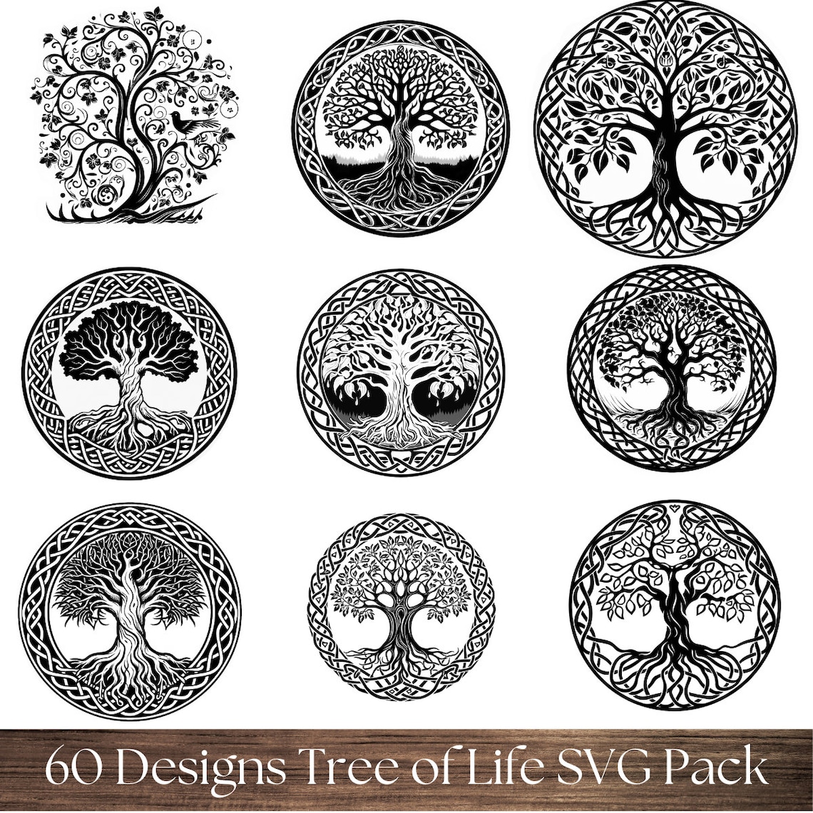 Tree of Life SVG PNG Mega Pack | Celtic Tree Cliparts Bundle ...