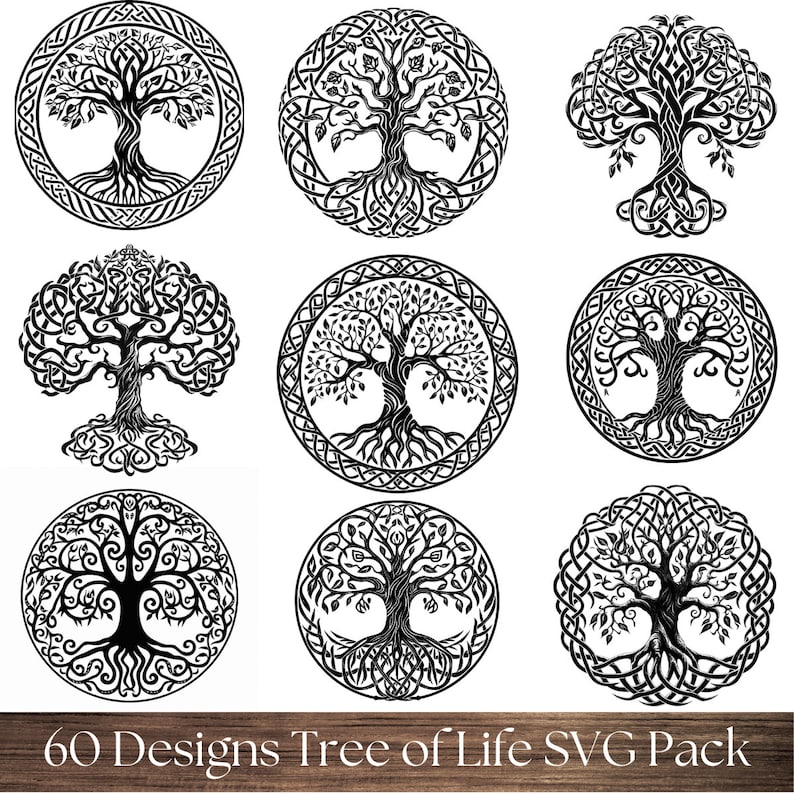 Tree of Life SVG PNG Mega Pack | Celtic Tree Cliparts Bundle ...